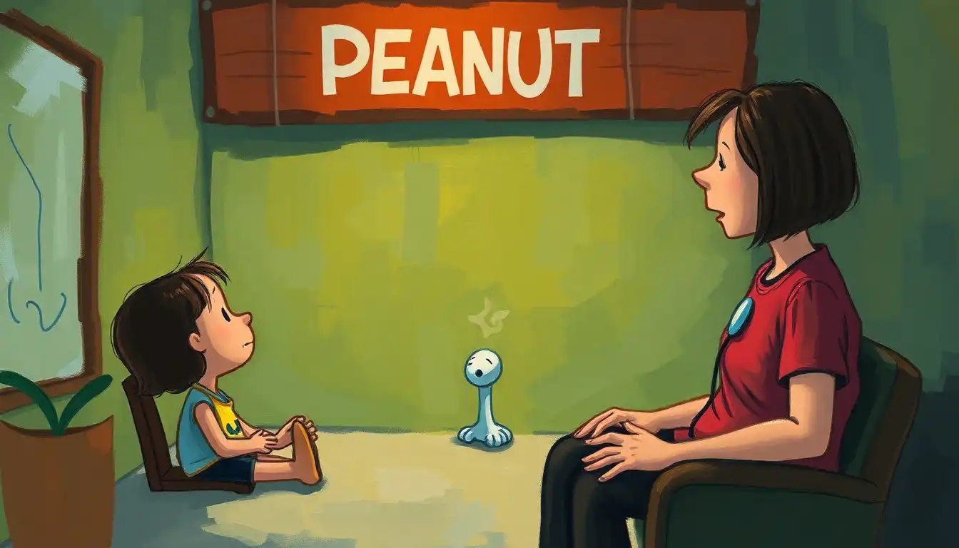 Peanuts Therapy Booth: Cartoon Wisdom Meets Mental Health