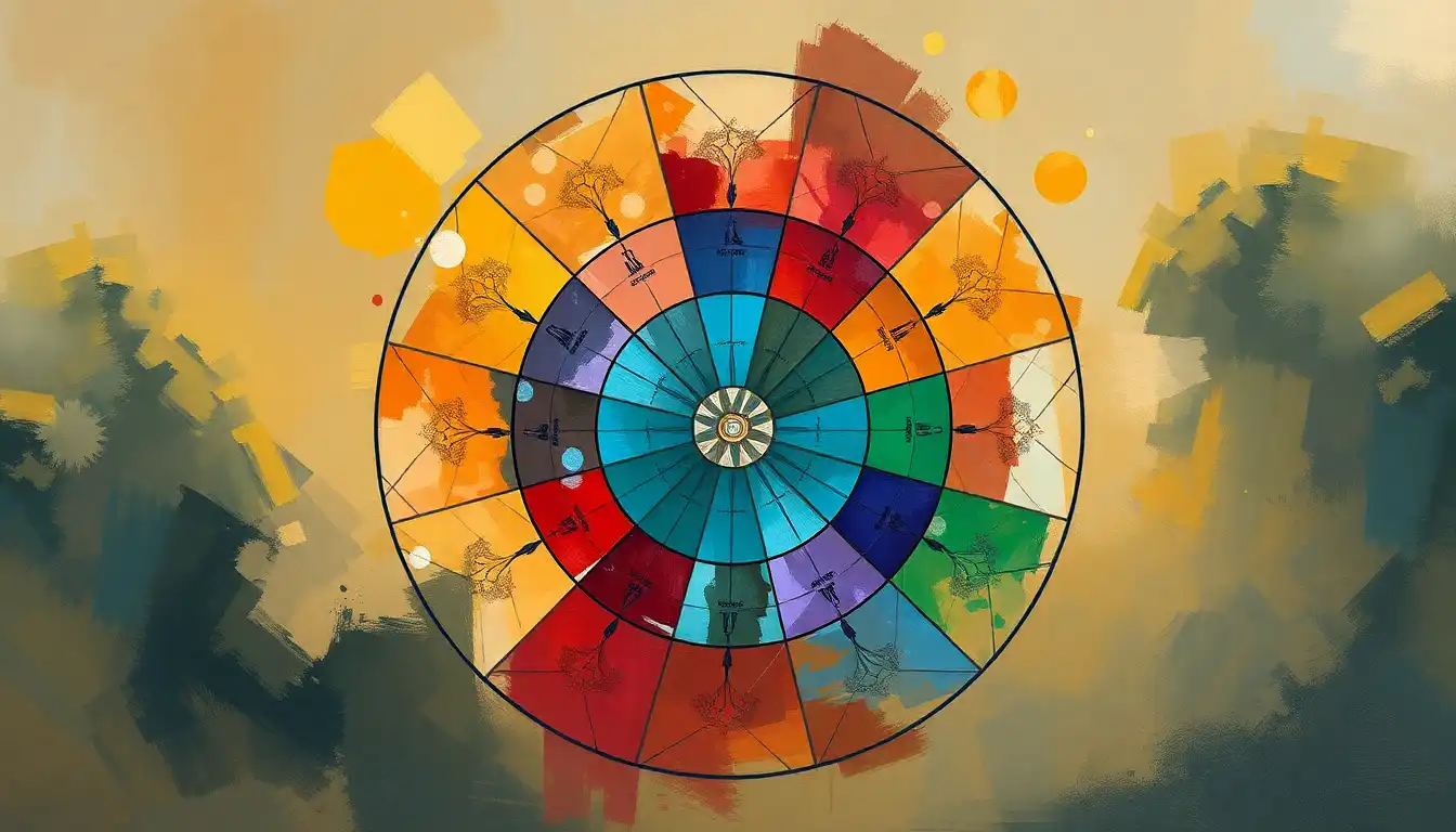 Mental Health Self-Care Wheel: Holistic Wellbeing Guide