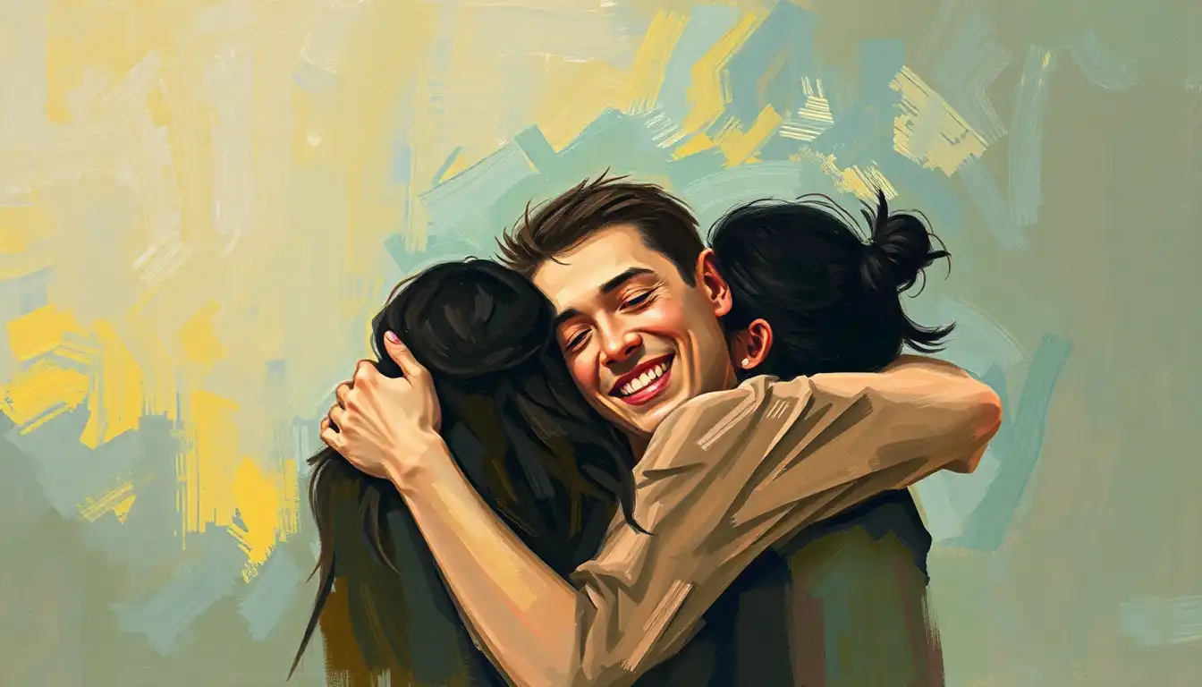 The Science of Stress Reduction Through Hugging